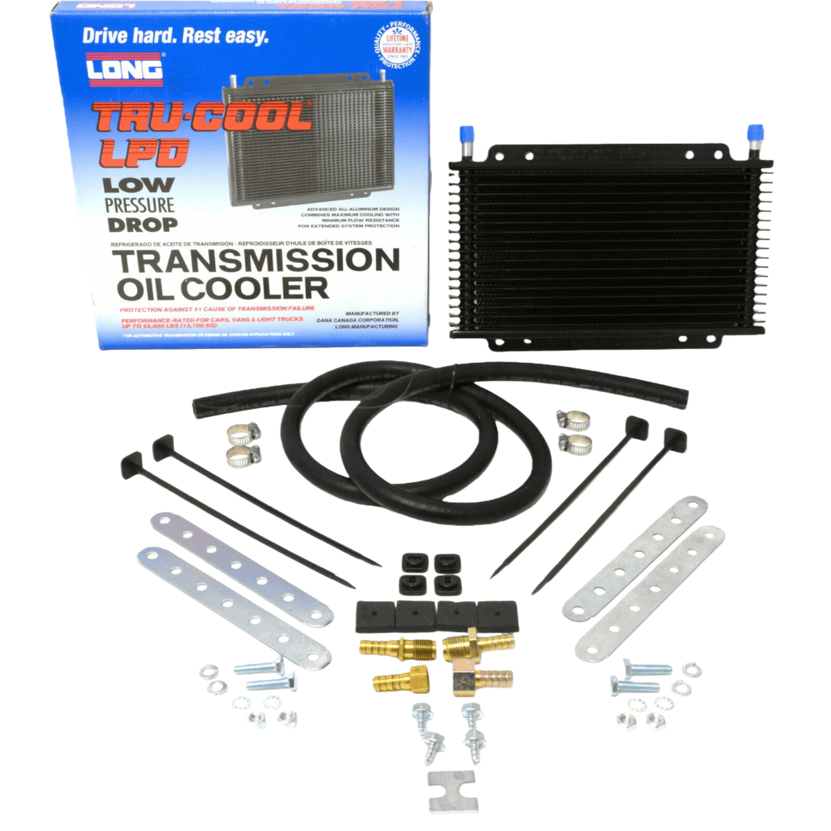 Tru Cool LPD4454 Automatic Transmission Cooler 18000 GVW (Stacked Plat ...