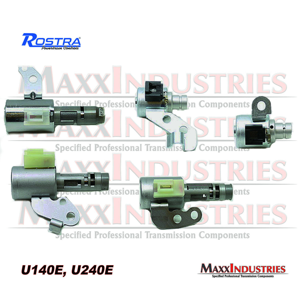 Toyota U140E U240E Transmission Solenoid Kit With 5 Solenoids Rostra 5 ...