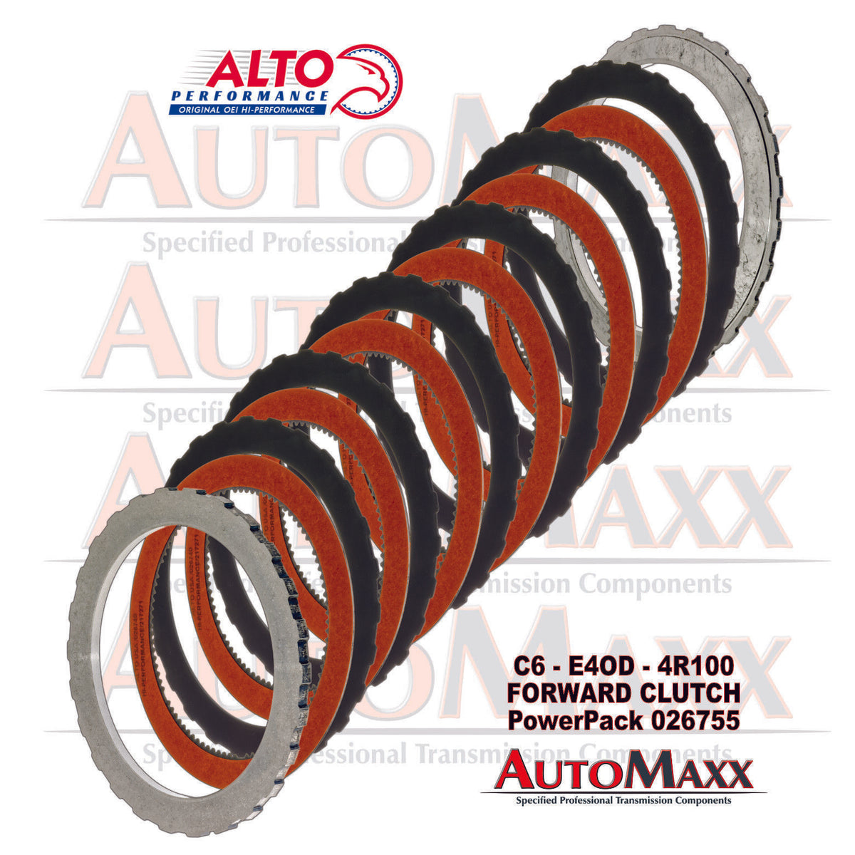 Ford C6 E4OD 4R100 Transmission Forward Clutch PowerPack Alto 026755 ...