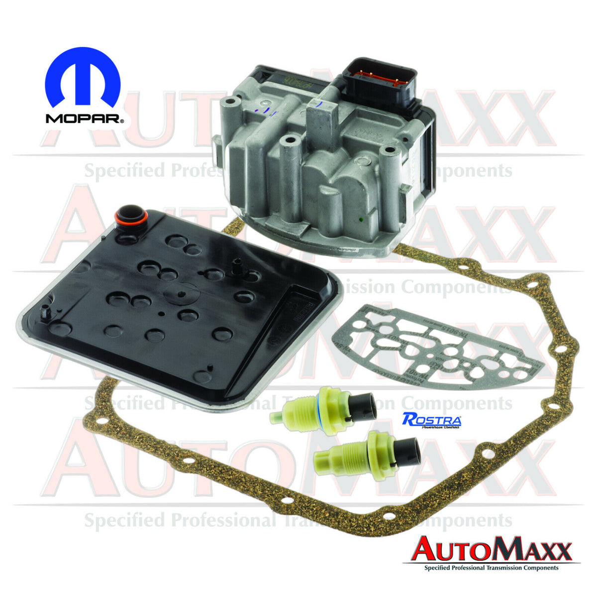 A604 41TE Shift Solenoid Block OEM with Filter Kit & Input Output Spee — MaxxIndustries