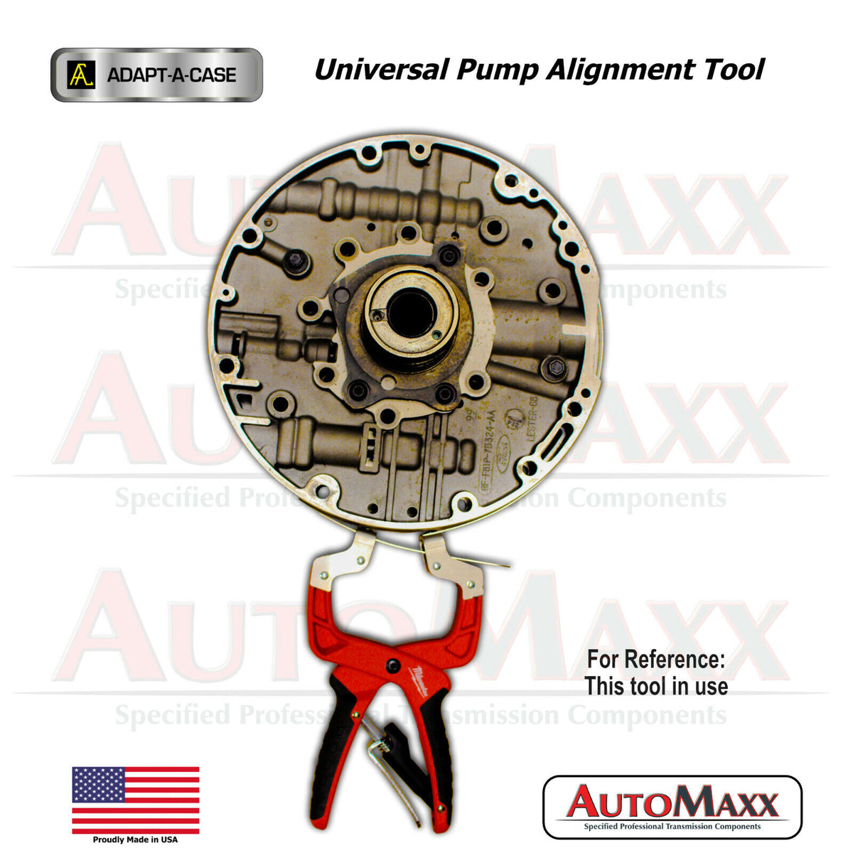 Transmission Universal Pump Alignment Tool up to 10" diam Adapt-A-Case ...