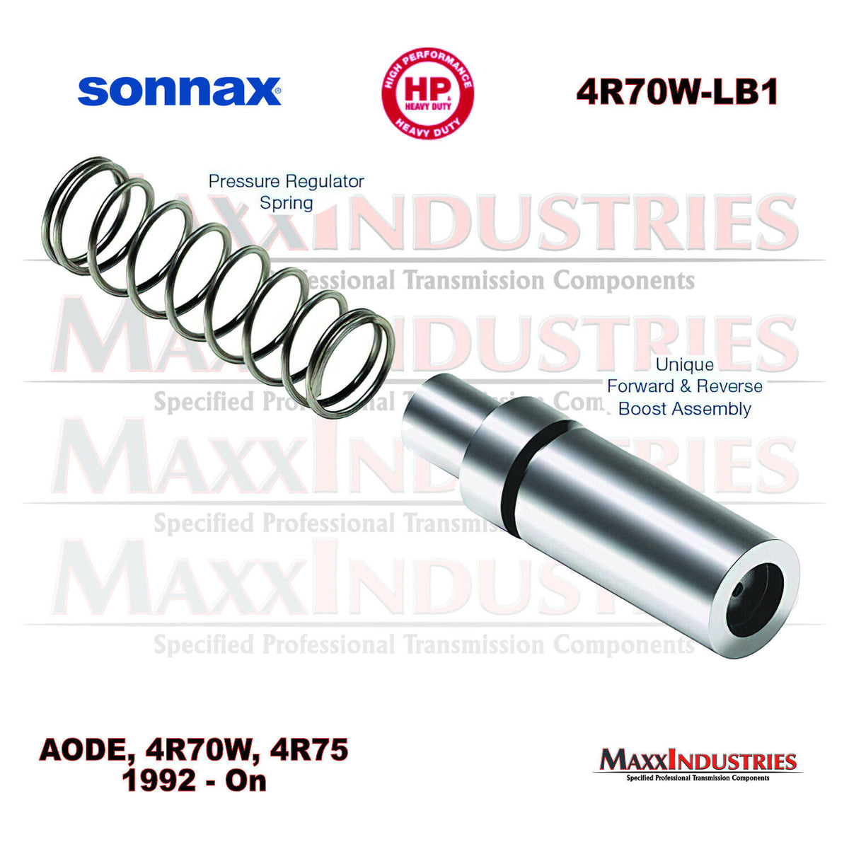 SONNAX 4R70W-LB1 for Ford Trans Line Pressure Booster Kit 4R75W AODE ...
