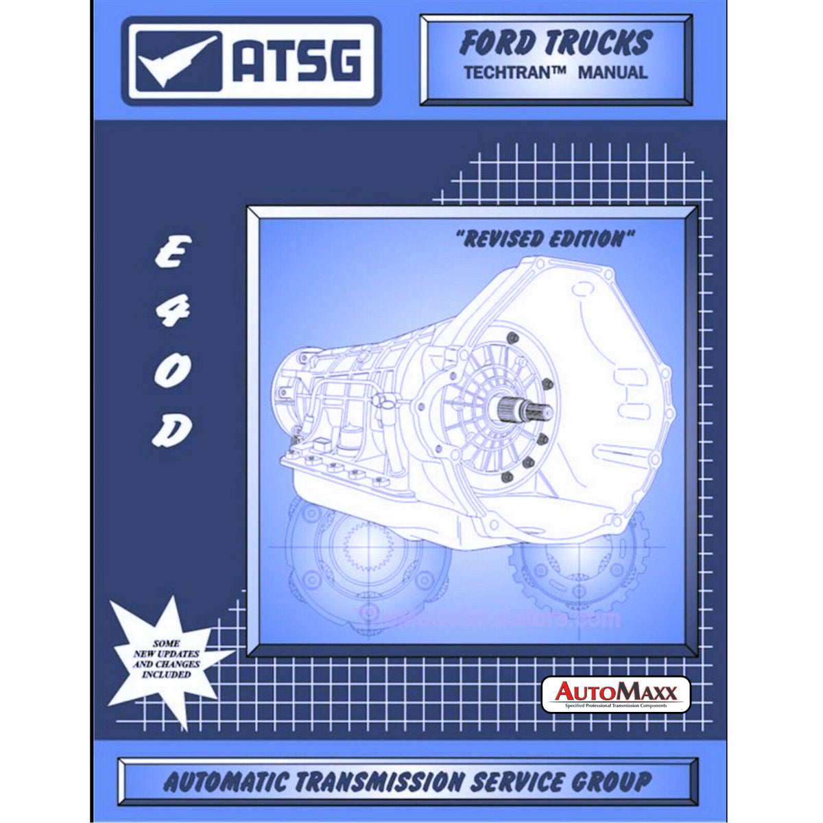 Ford E4OD ATSG Rebuild Manual E40D Transmission Service Overhaul Book ...