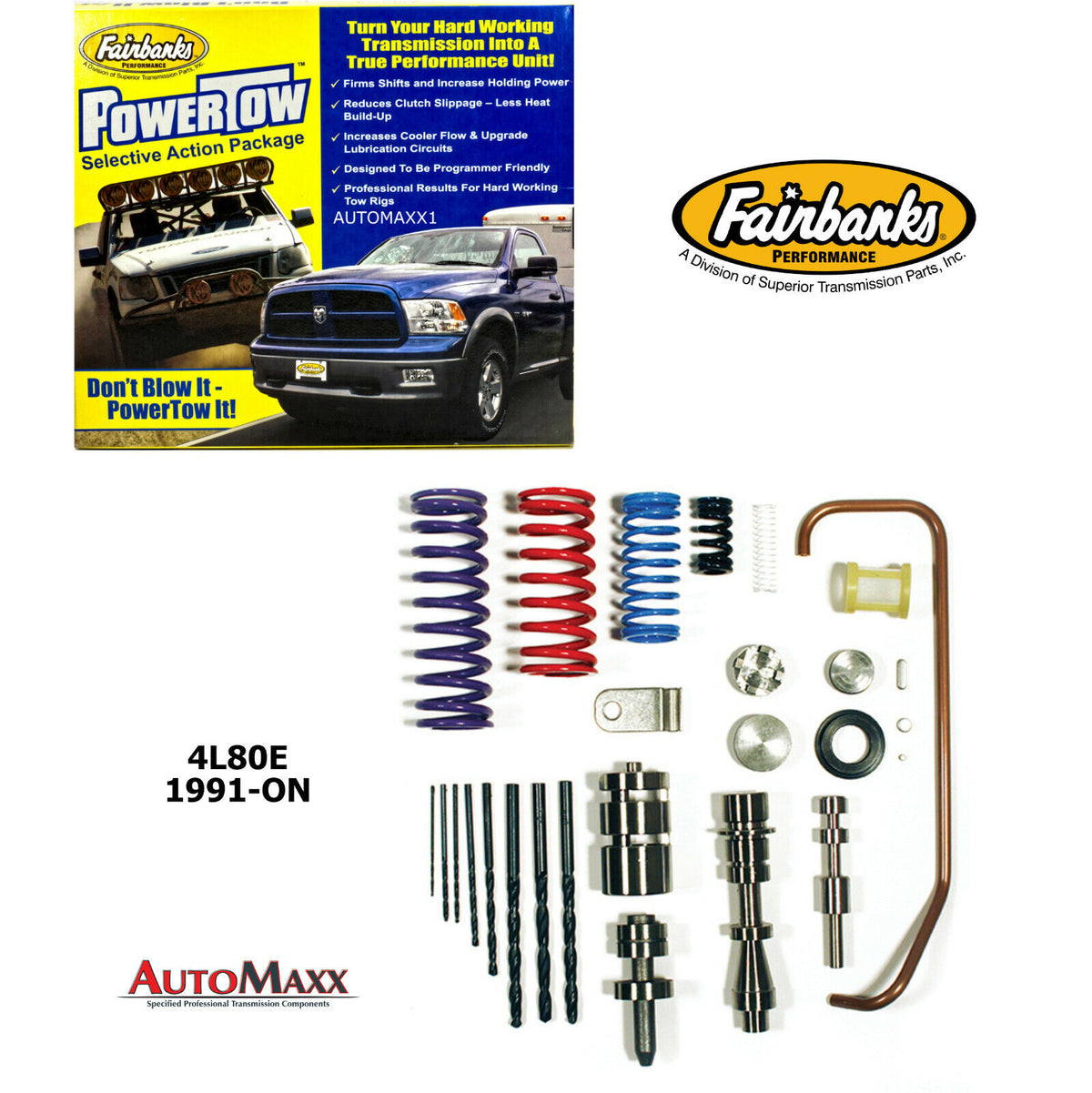 4L80E Transmission PowerTow HD Performance Valve Body Shift Kit by Fai ...
