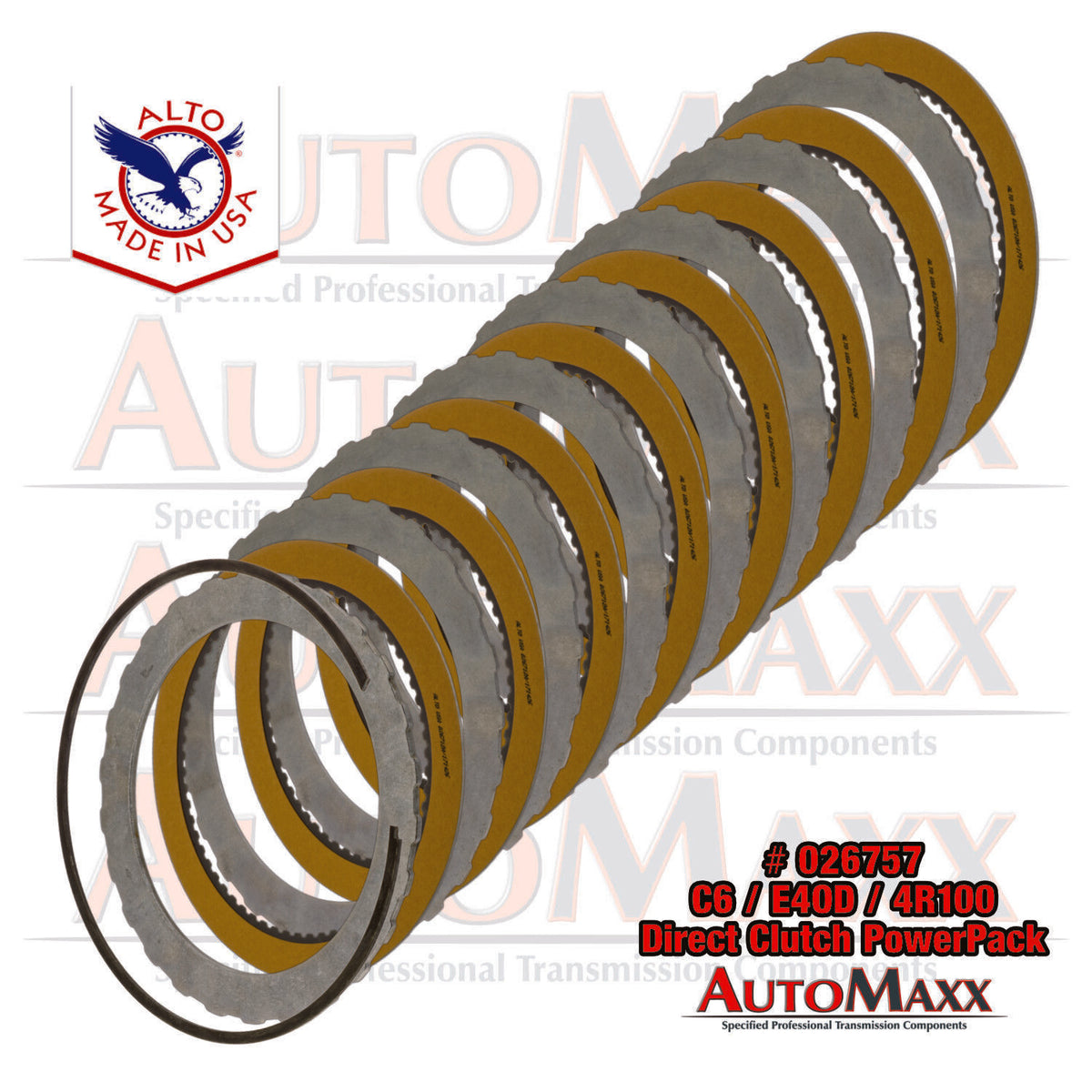 Ford C6 E4OD 4R100 Transmission Direct Clutch PowerPack Alto 026757 ...