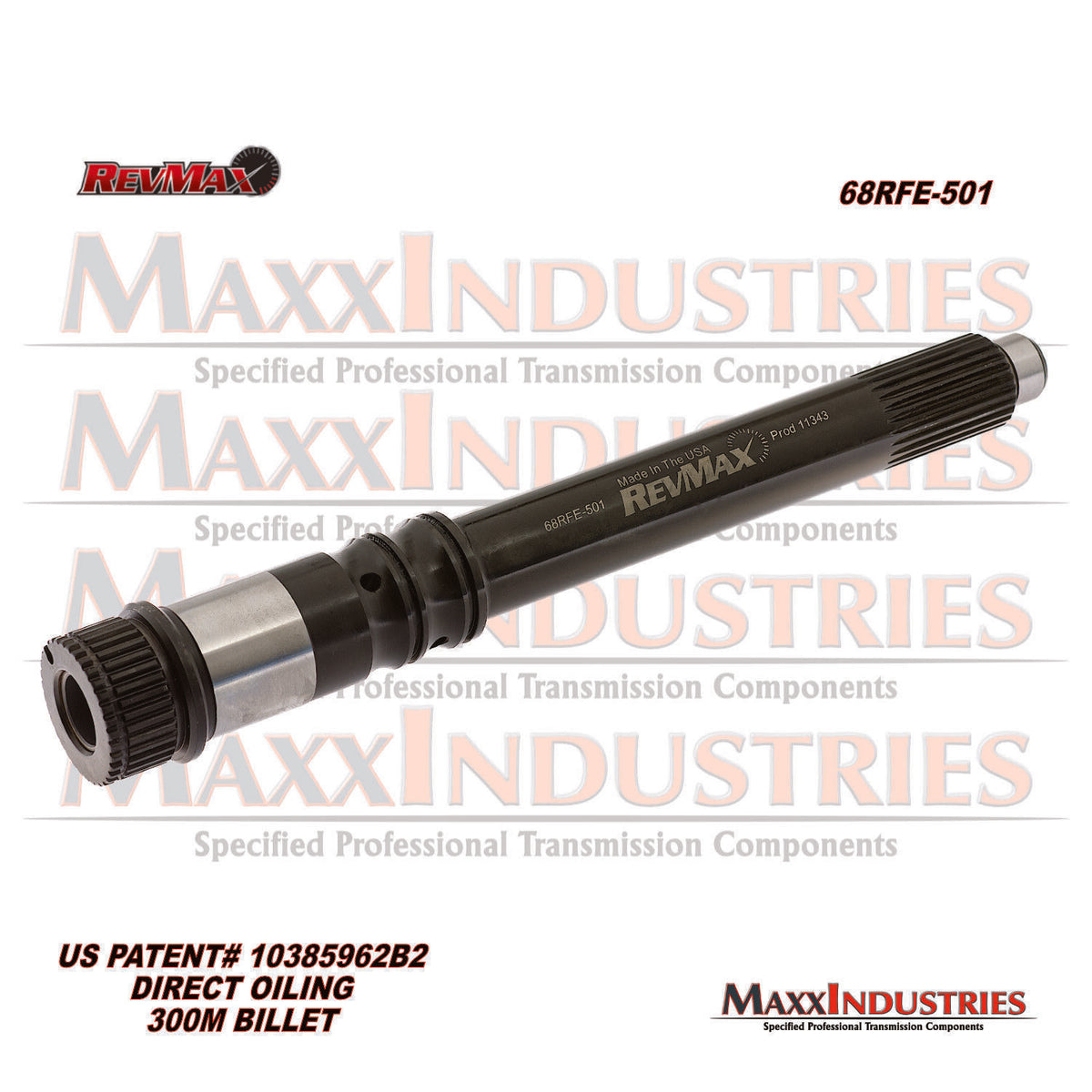 Dodge 6.7L Cummins Diesel 68RFE 300M Billet Input Shaft RevMax 68RFE-5 ...