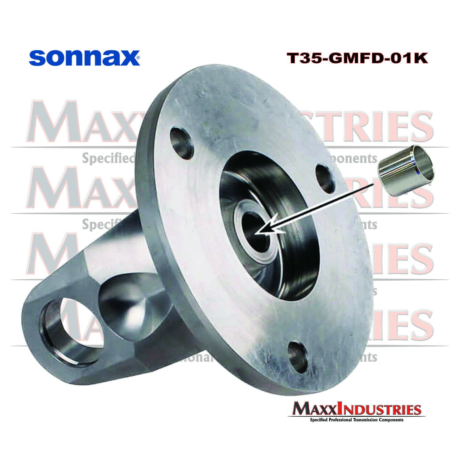 6L80 - 6L90 - 8L90 - 10L90 3-Bolt Adapter Flange Yoke Kit Sonnax T35-G ...