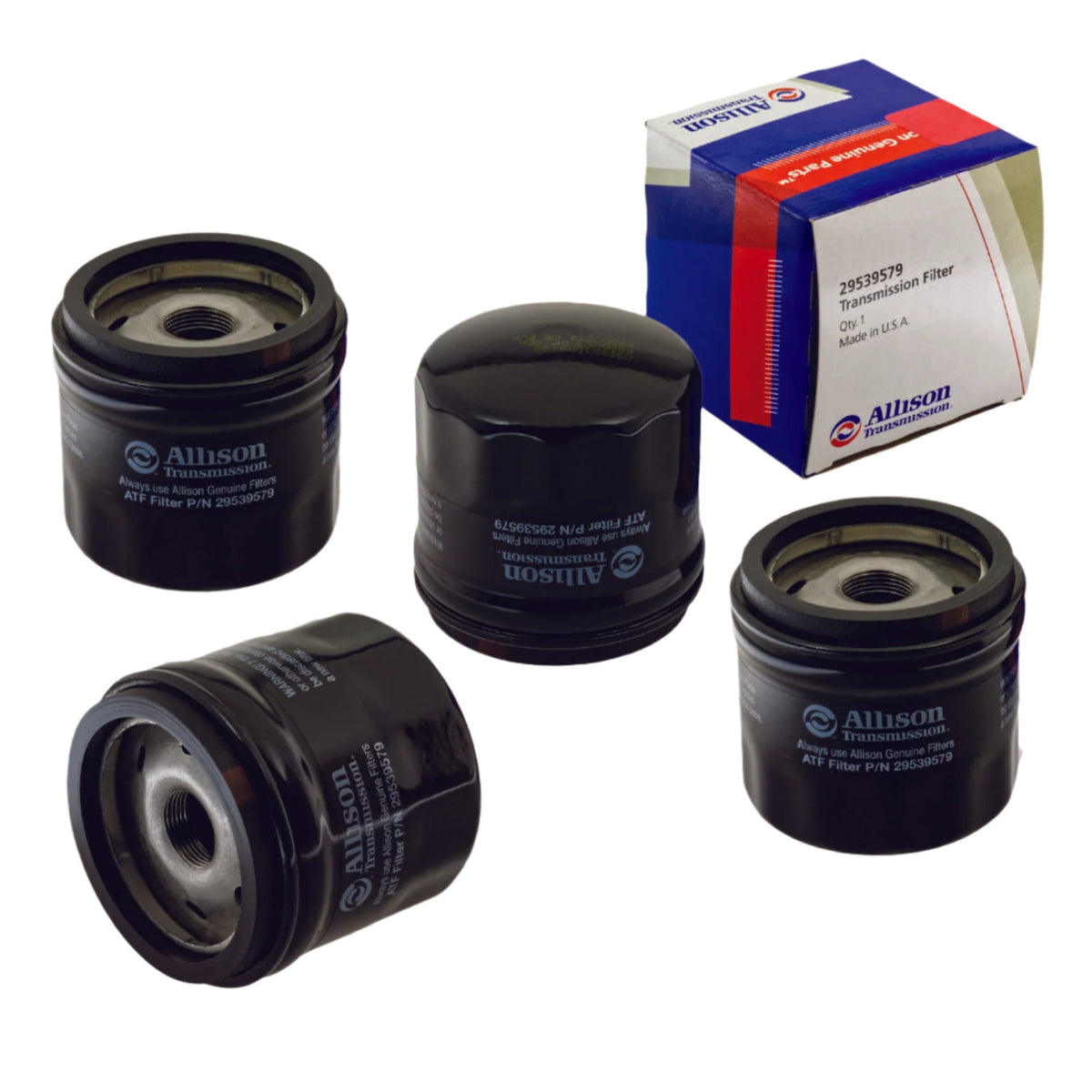 2000-up Allison Transmission 4-pack Oil Filter LCT100 Chevy GMC Durama ...