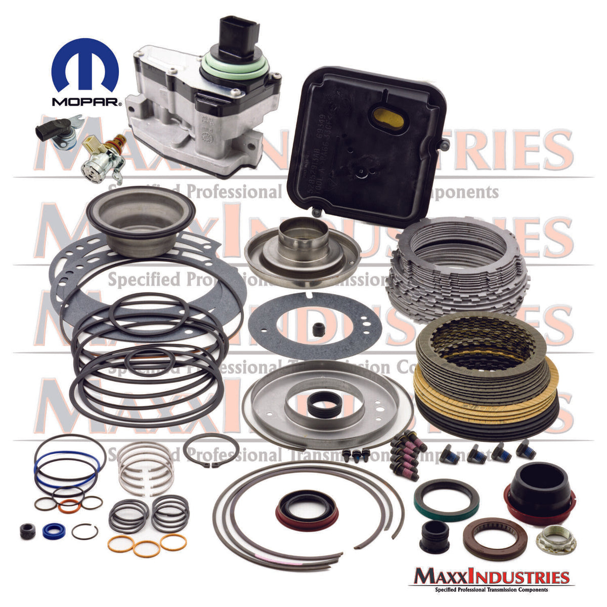 42RLE Dodge Jeep Transmission Rebuild Kit with Solenoids New OEM Mopar ...