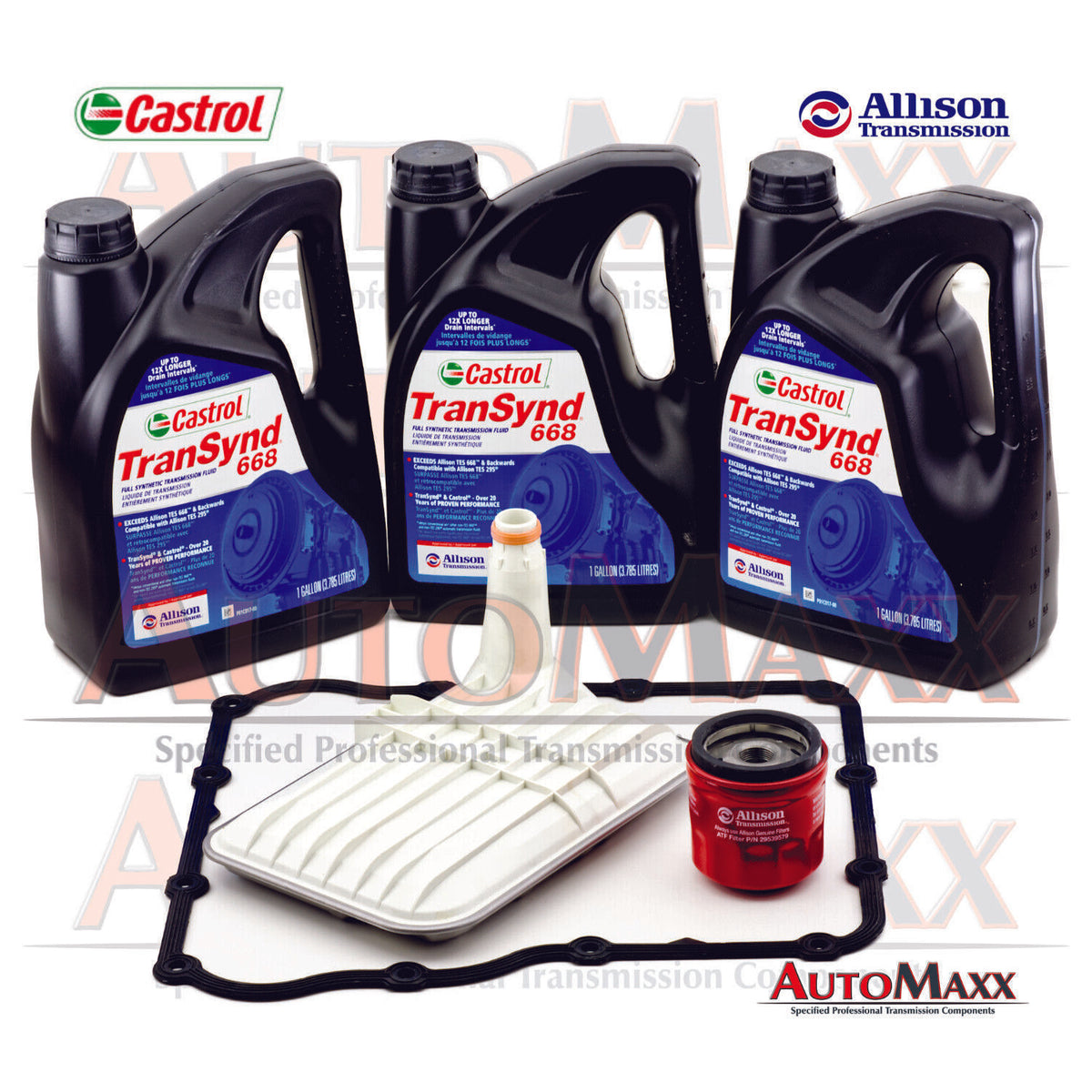 Allison Transynd Full Synthetic Transmission Fluid Service PKG 3 GAL ...