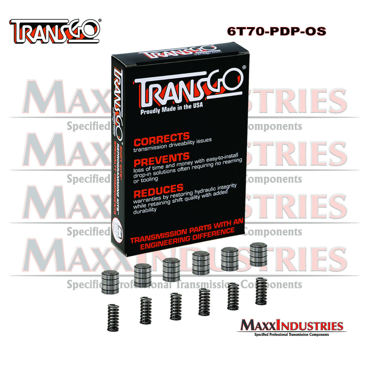 GM 6T70 6T75 2007-up Transmission Valve Body Repair Kit TransGo (6T70 ...