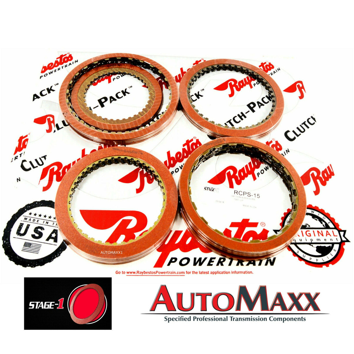 1987-on TH700R4 4L60E Transmission Raybestos Stage 1 Friction Set RCPS ...