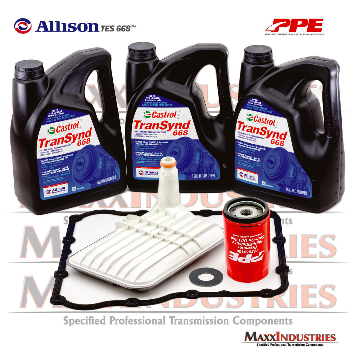 Allison Transynd 668 Synthetic Transmission Fluid Service PKG 3 GAL ...
