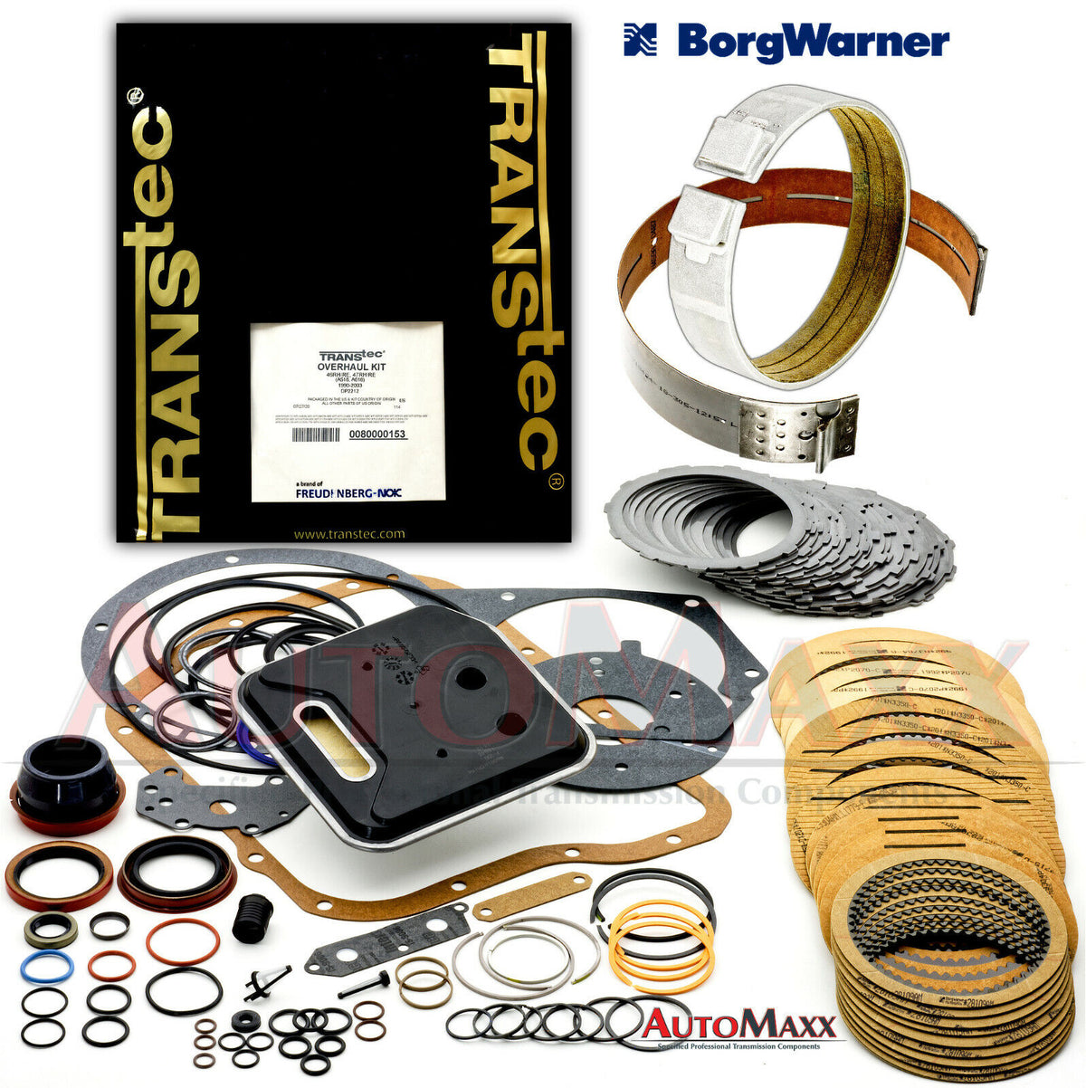 A518 46RH 46RE 1998-UP Transmission Rebuild Kit with Bands BorgWarner ...