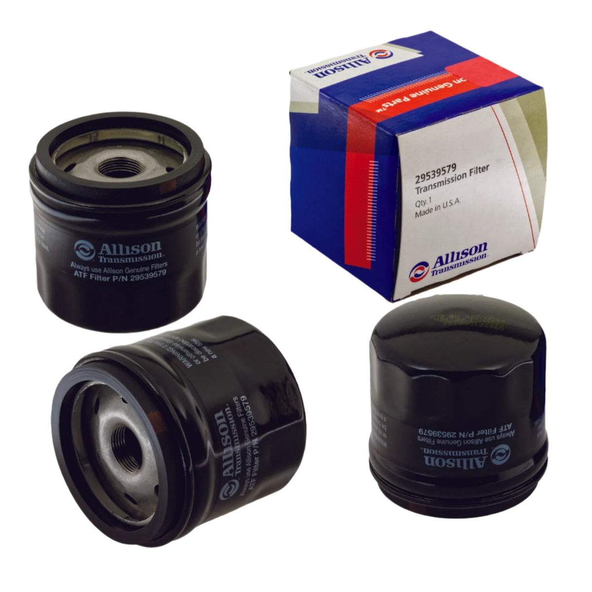 2000-up Allison Transmission 3-pack Oil Filter LCT100 Chevy GMC Durama ...