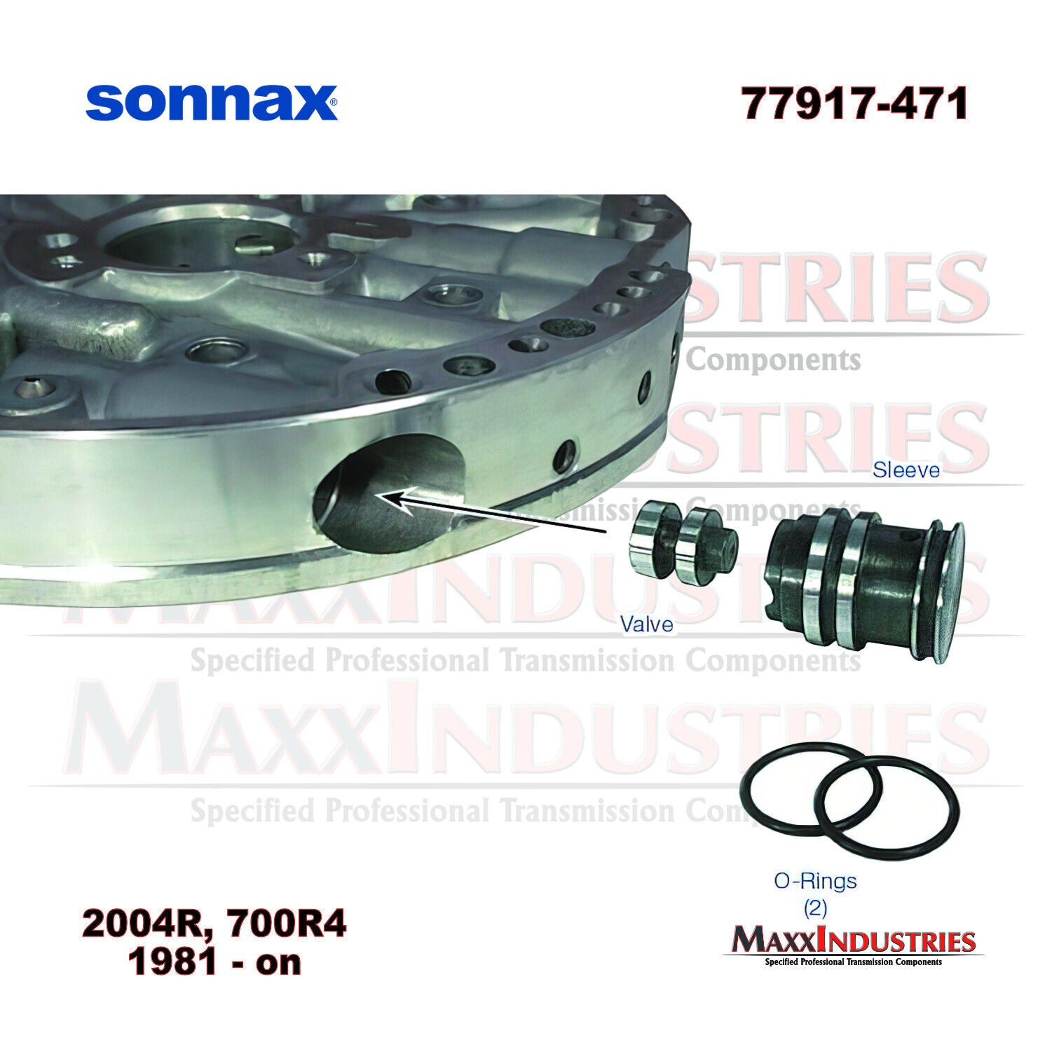 Sonnax Kit (.471") For 200-4R, 4L60, 700R4 Transmissions - Part # 77917 ...