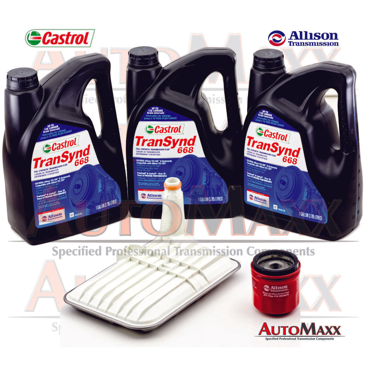 Allison Transynd Full Synthetic Transmission Fluid Service PKG 3 GAL ...