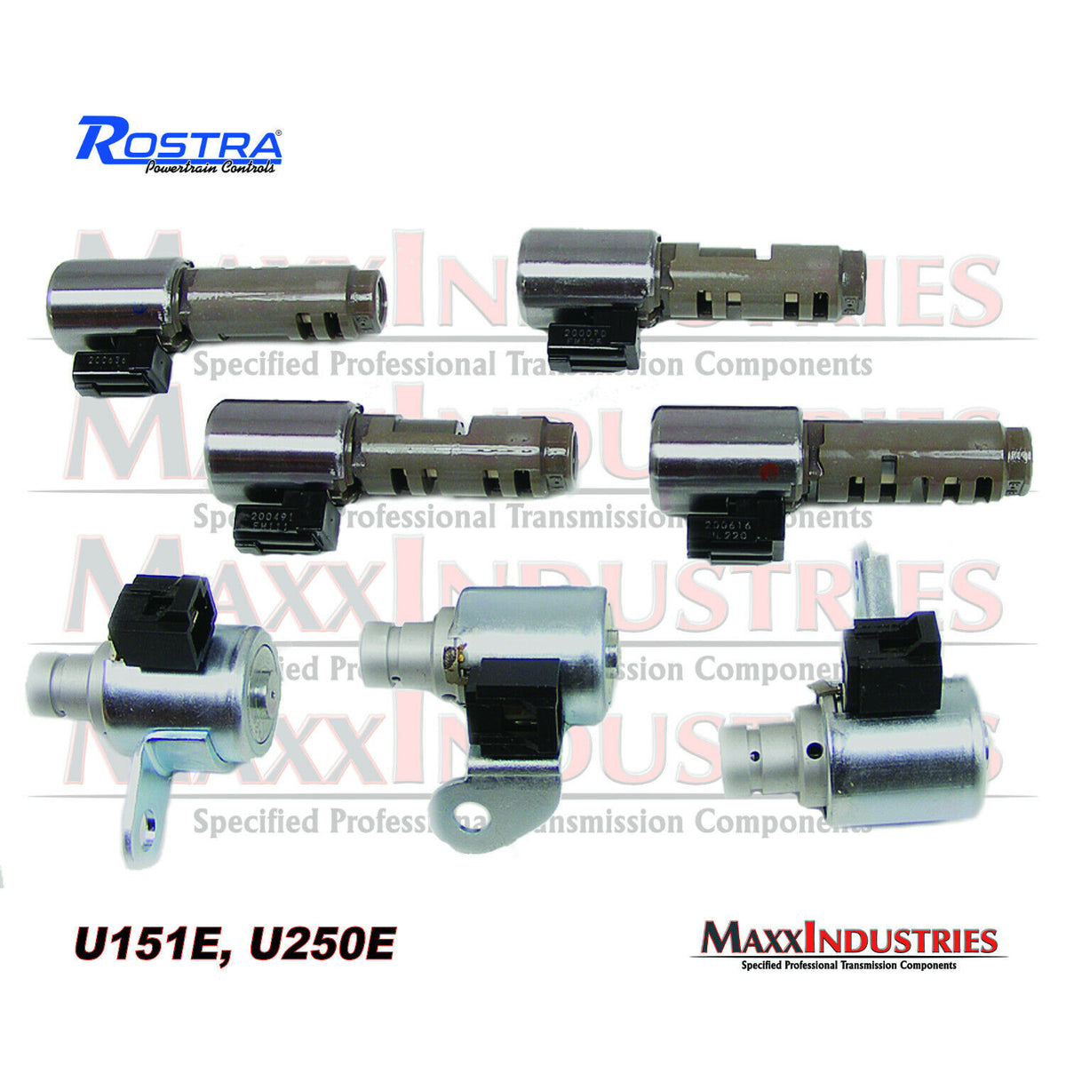 Toyota U151E U250E Transmission Solenoid Kit With 7 Solenoids Rostra 5 ...