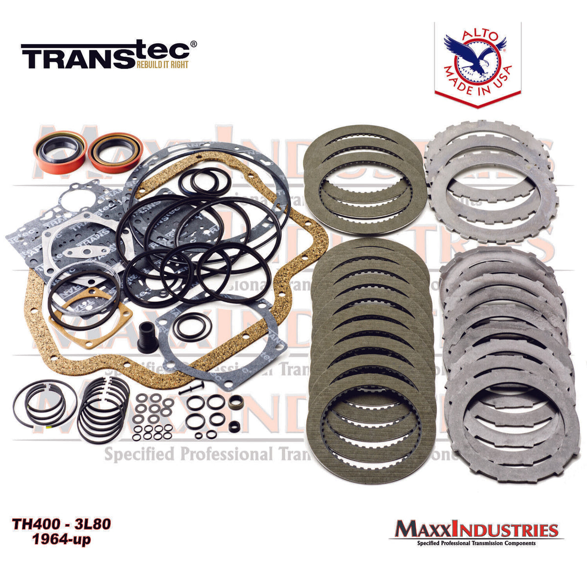 TH400 1964-98 Turbo 400 Transmission Master Rebuild Kit Alto High Ener ...