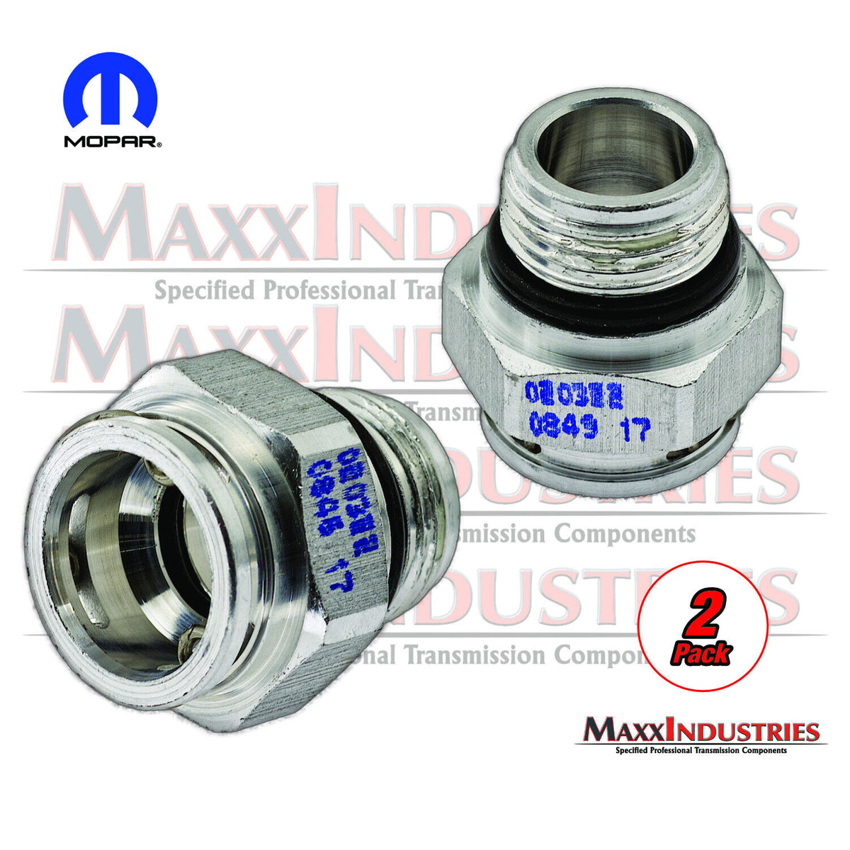 Dodge Chrysler Jeep Quick-Connect Transmission Cooler Line Fittings 2 ...