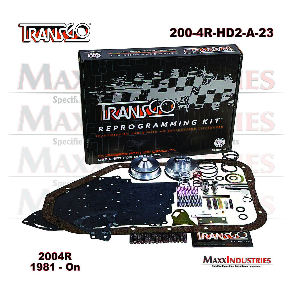 Transgo 200-4R-HD2 Reprogramming Kit TH 200-4R Chevy, GMC, Buick 1981 ...