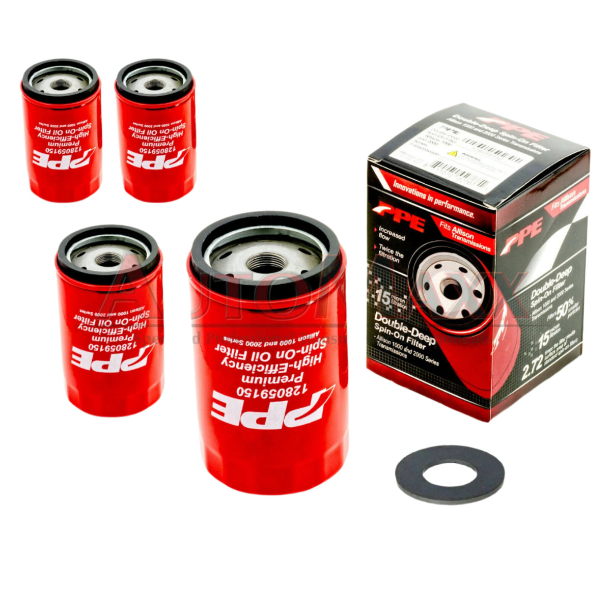 2000-up Allison Transmission 1000 Oil Filter 4-Pak PPE Chevy GMC Duram ...
