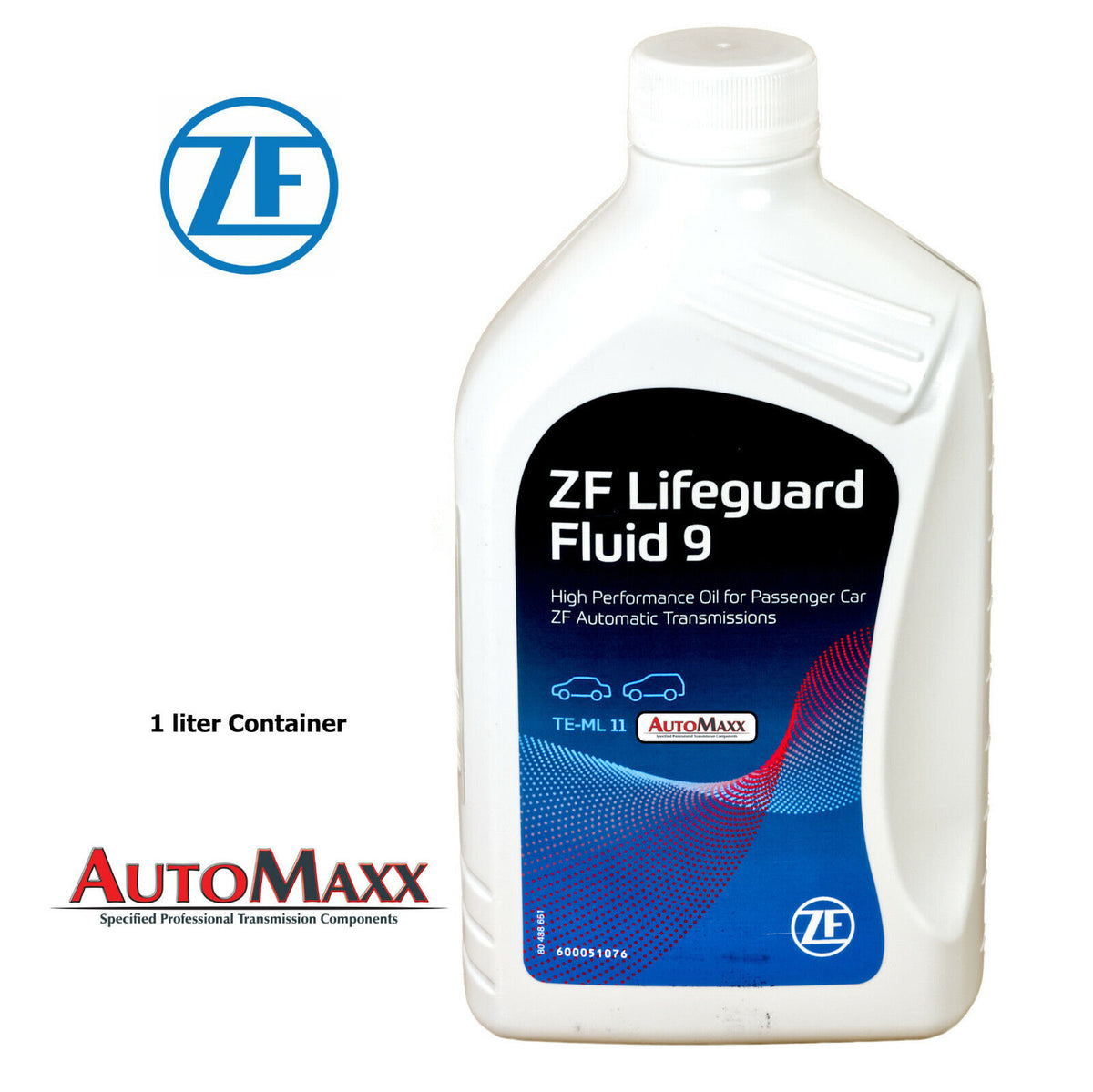 ZF Lifeguard 9 Transmission Fluid 1 Liter Jug for ZF9HP 948TE 9HP48 20 ...