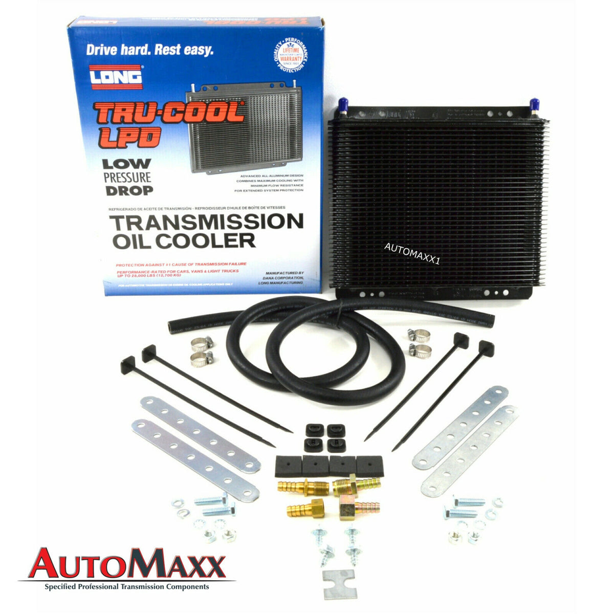 Tru Cool LPD4589 Automatic Transmission Cooler 24000 GVW (Stacked Plat ...