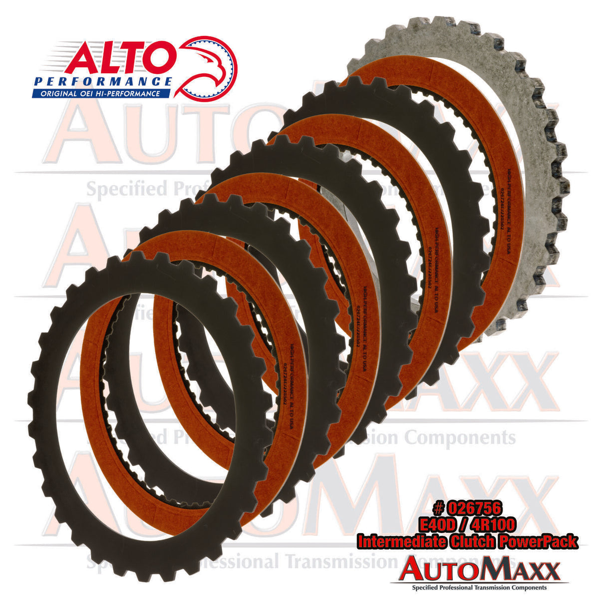 Ford E4OD 4R100 Transmission Intermediate Clutch PowerPack Alto Red 02 ...